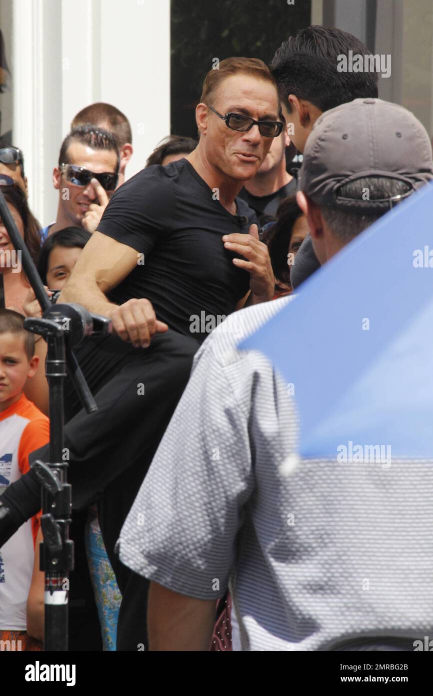 "The Expendables 2" star Jean-Cleaude Van Damme makes an appearance at ...