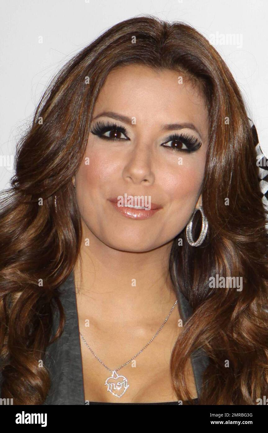 Actress Eva Longoria arrives at the Jeans and Jewels Gala with Eva ...
