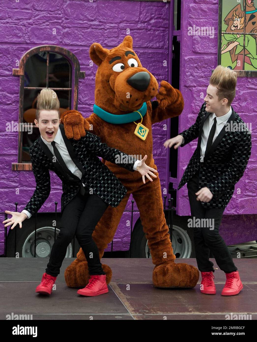 Jedward, "X-Factor" 2009 contestants and twins John and Edward Grimes ...