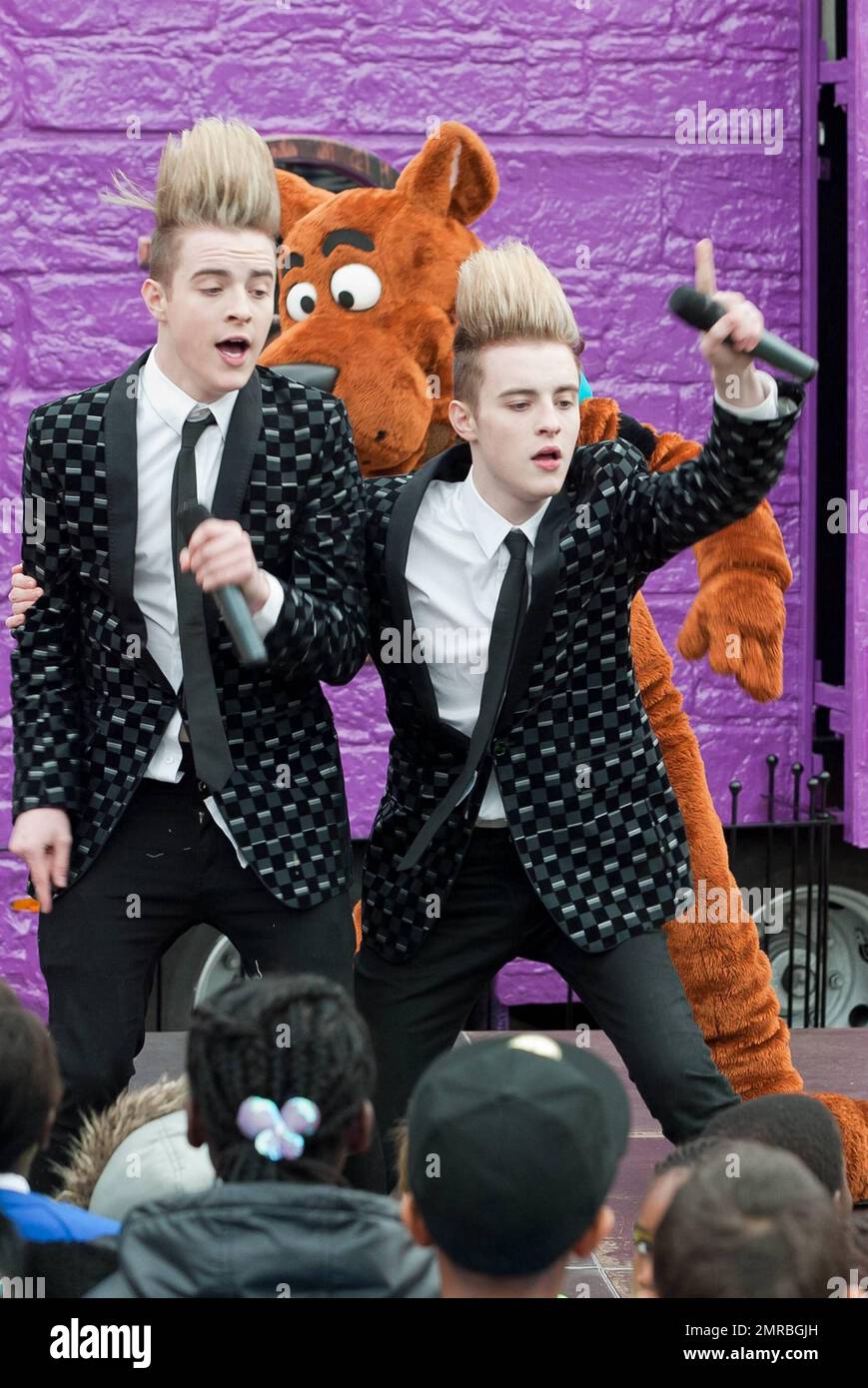 Jedward, "X-Factor" 2009 contestants and twins John and Edward Grimes ...