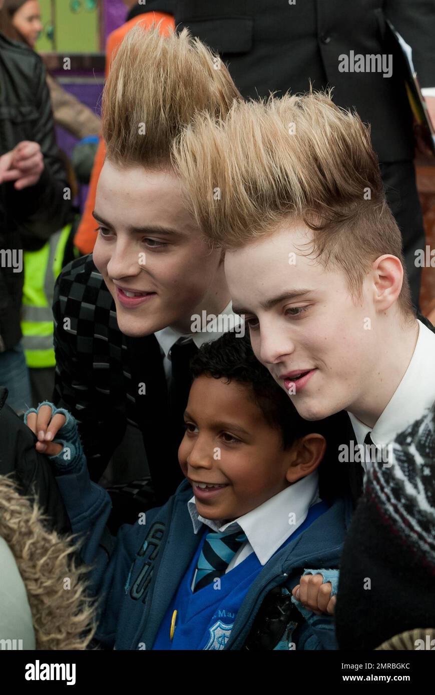Jedward, "X-Factor" 2009 contestants and twins John and Edward Grimes ...