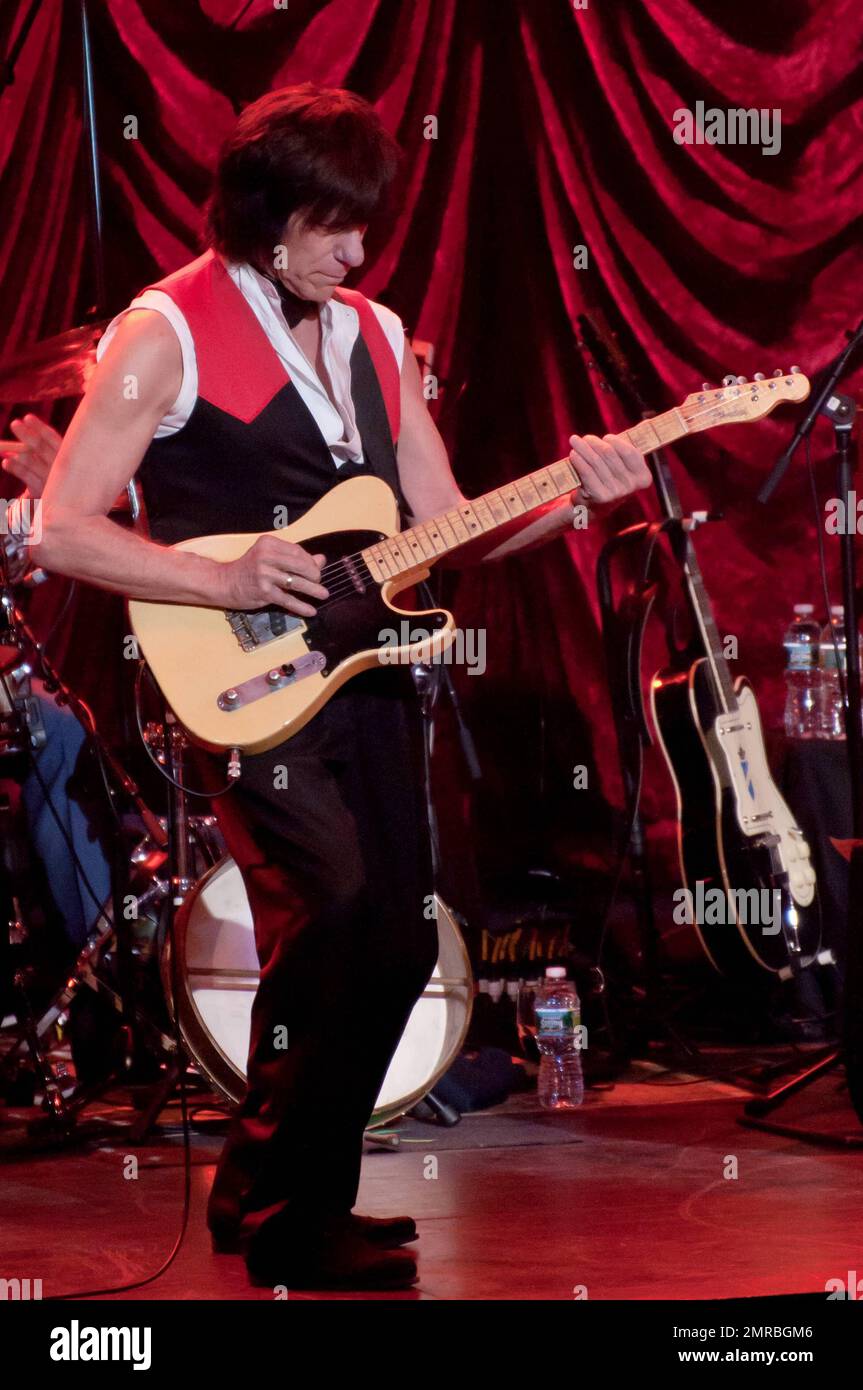 Legendary English rock guitarist Jeff Beck, who was named 14th in ...