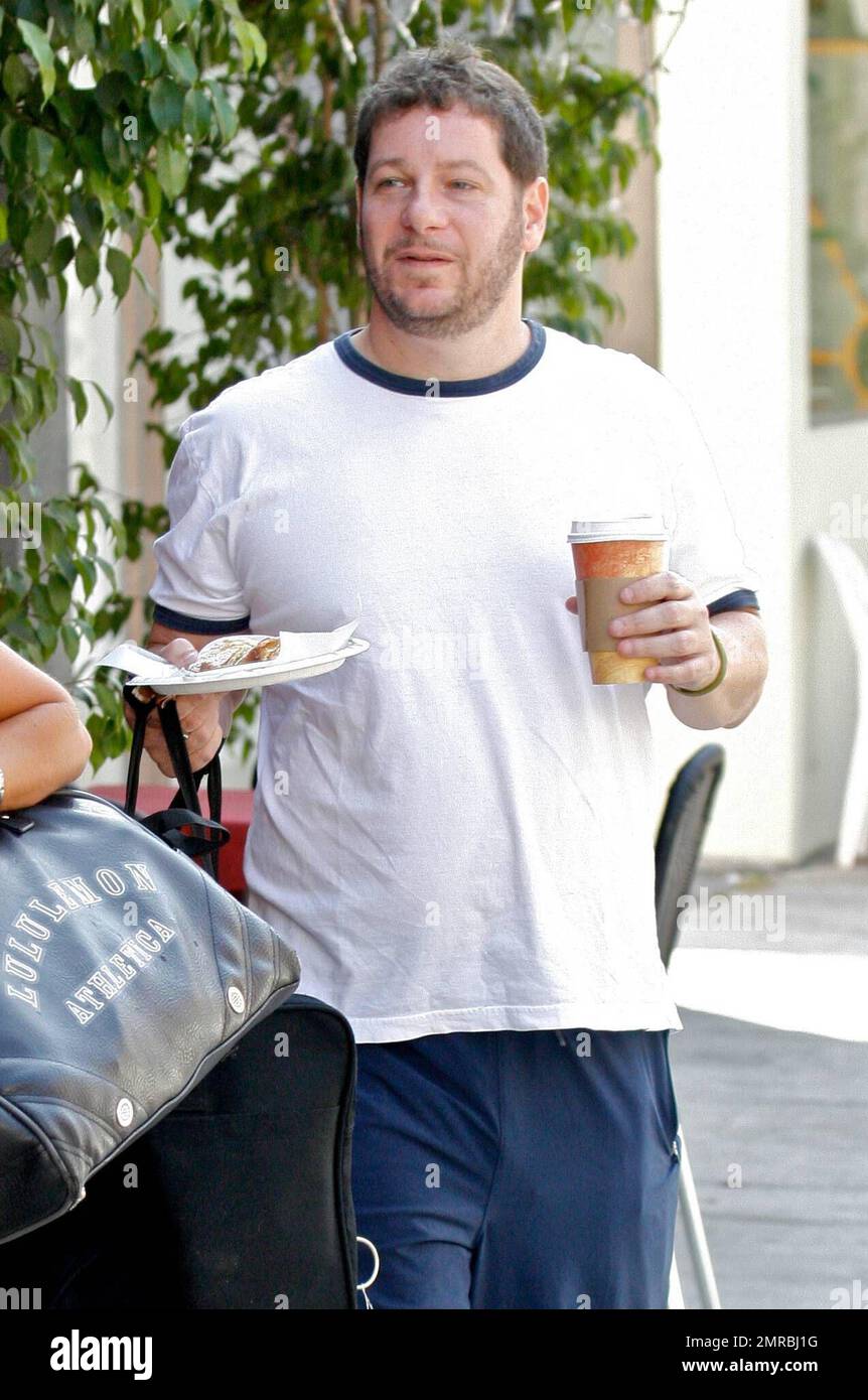 Exclusive!! Jeffrey Ross and dance partner Edyta Sliwinska grab some food before heading to ...