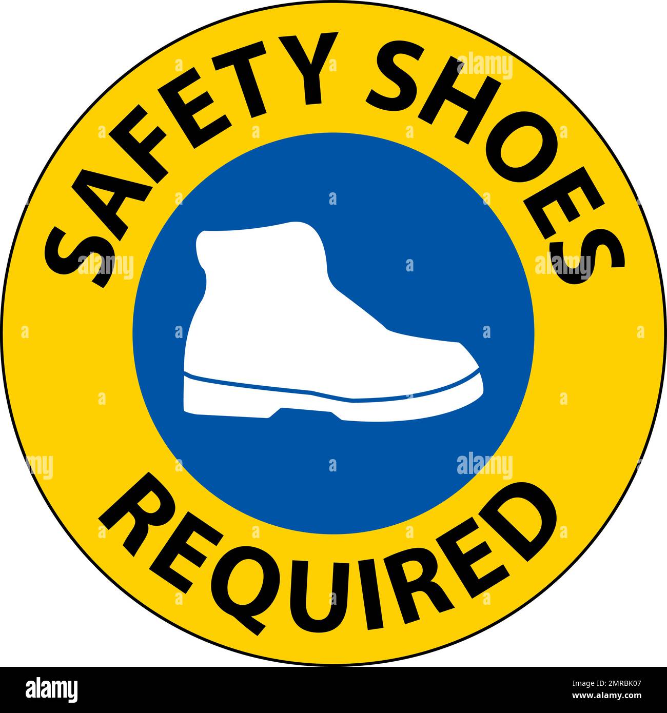 Caution ppe safety label Stock Vector Images - Alamy