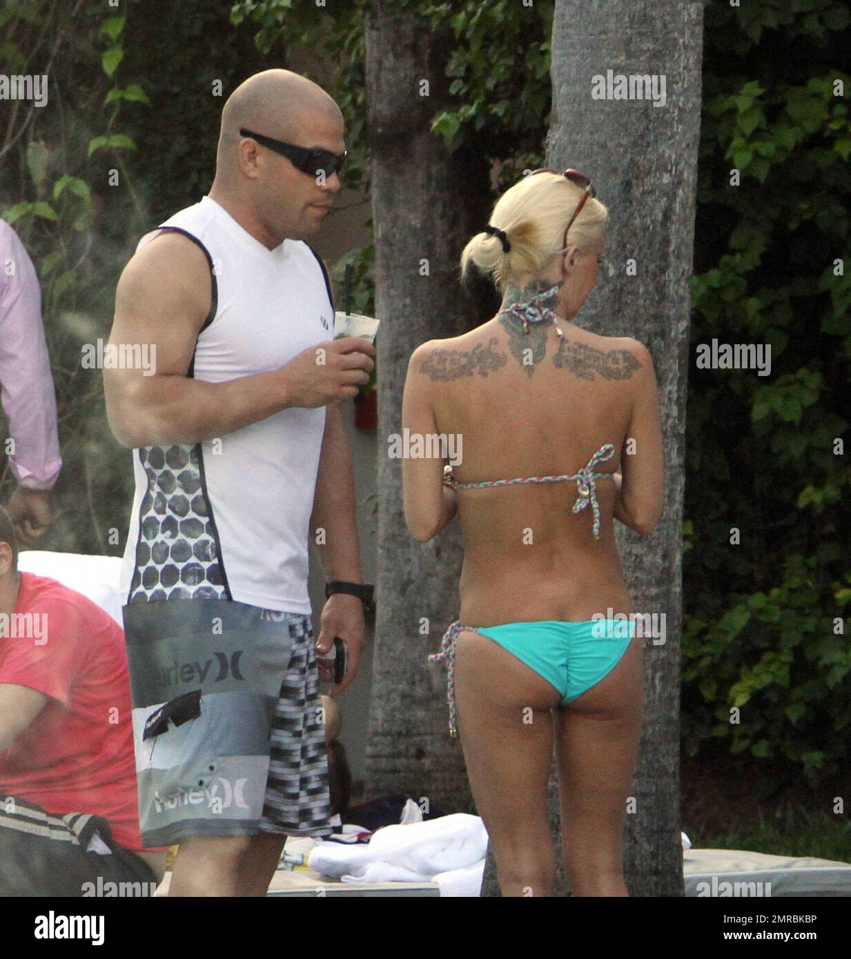 Former adult film star Jenna Jameson and her husband Titotiz share some ...