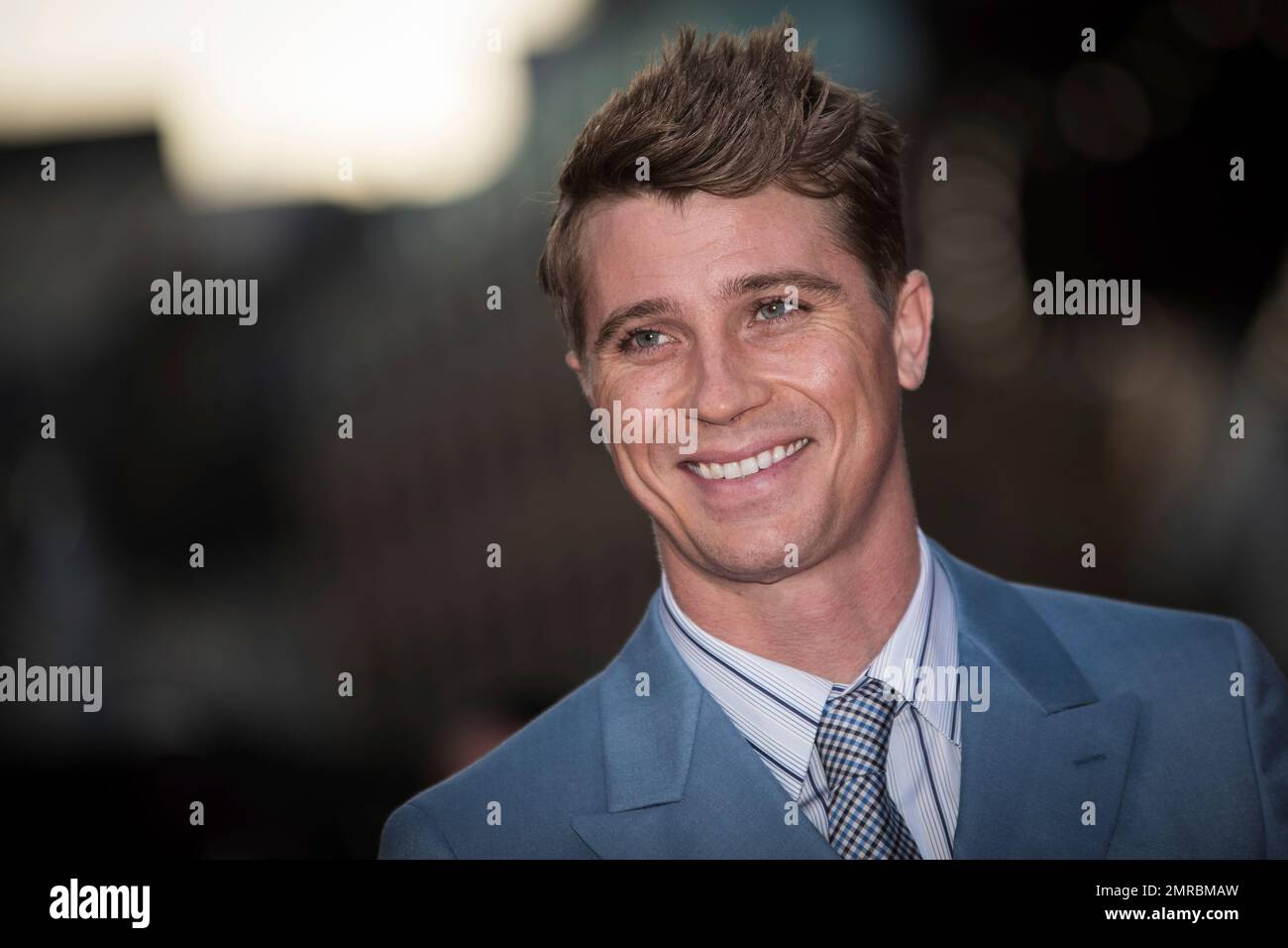Actor Garrett Hedlund poses for photographers upon arrival at the ...