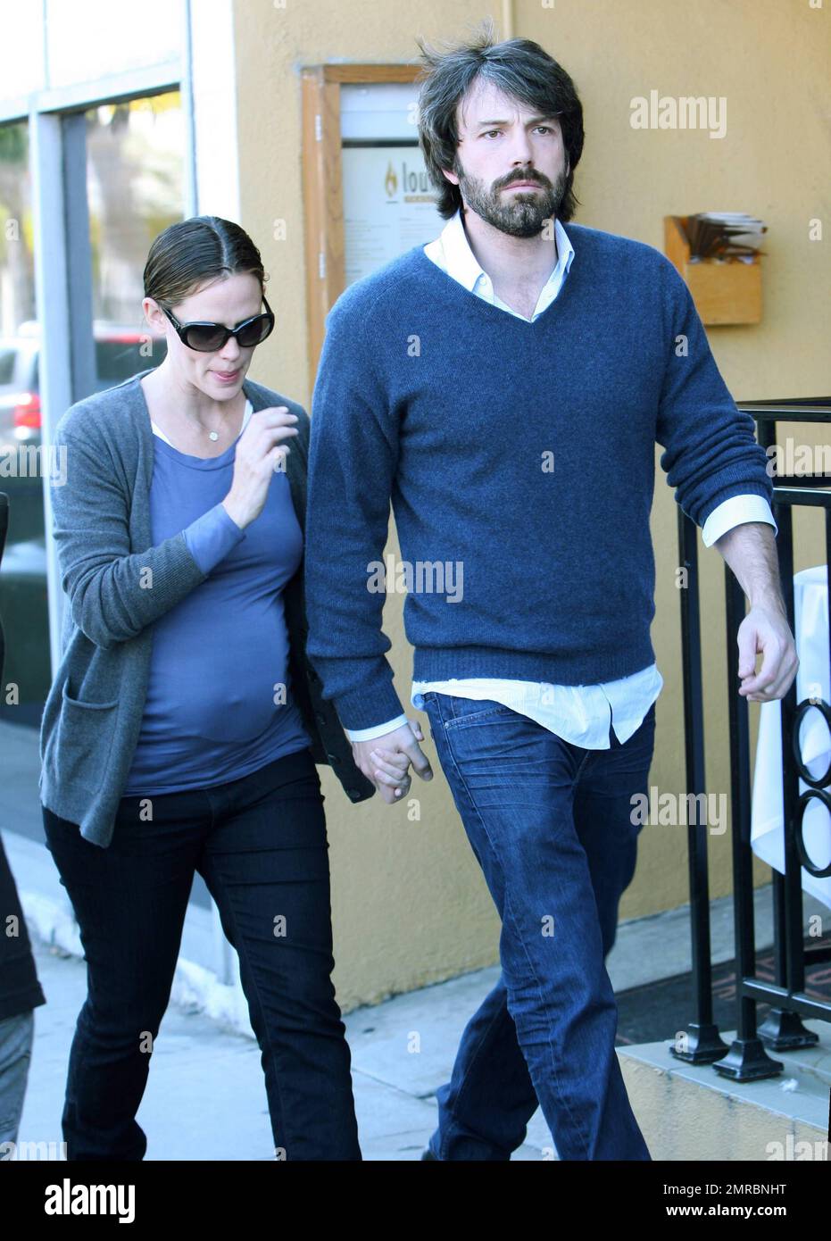 Jennifer Garner with growing baby bump and husband Ben Affleck were ...