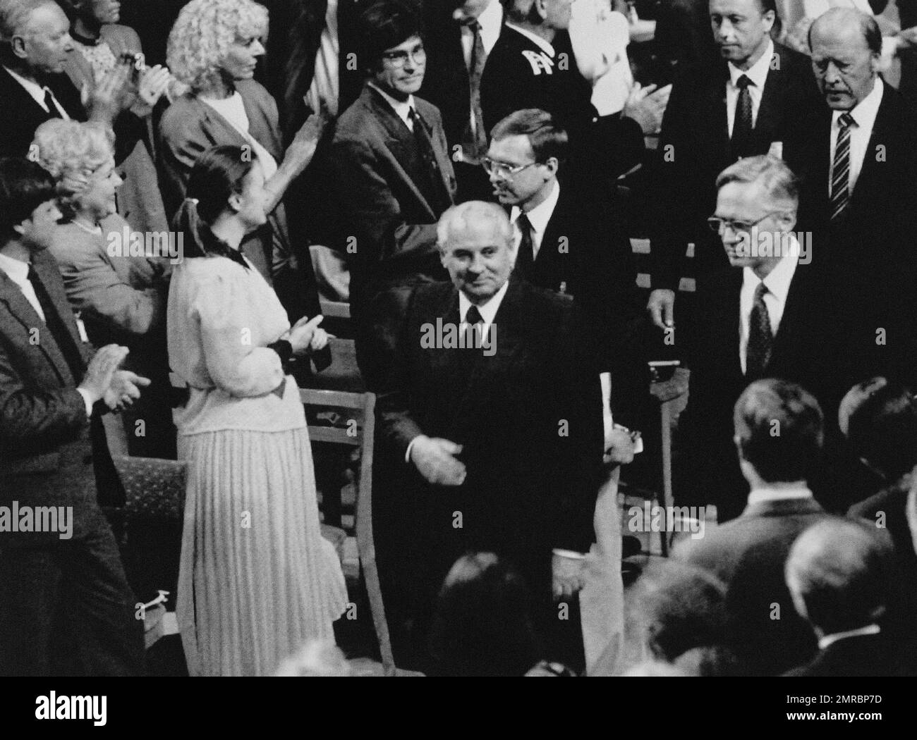 FILE - In this June 5, 1991 file photo, Soviet president Mikhail S ...