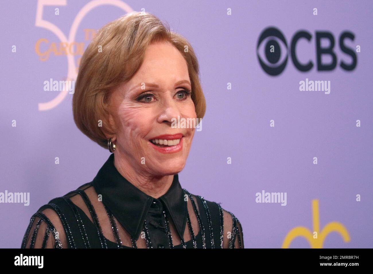 Carol Burnett arrives at the "The Carol Burnett 50th Anniversary Special" at the CBS Television ...