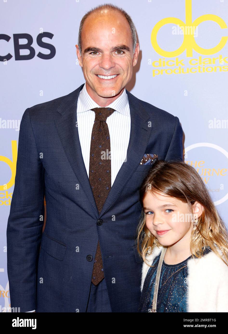 Michael Kelly, left, and daughter Frankie Kelly arrive at the "The ...