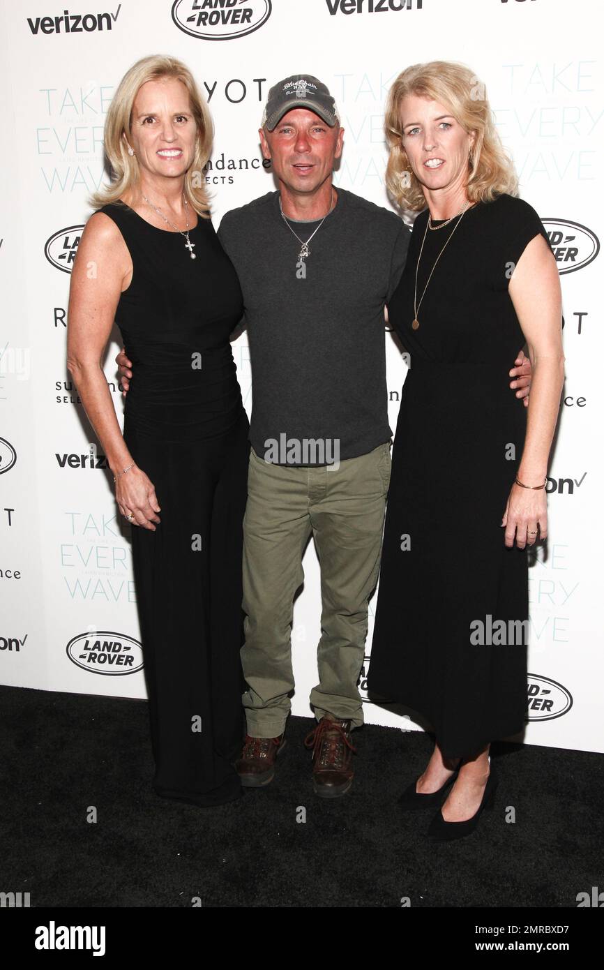 Kerry Kennedy, from left, Kenny Chesney and Rory Kennedy attend the ...