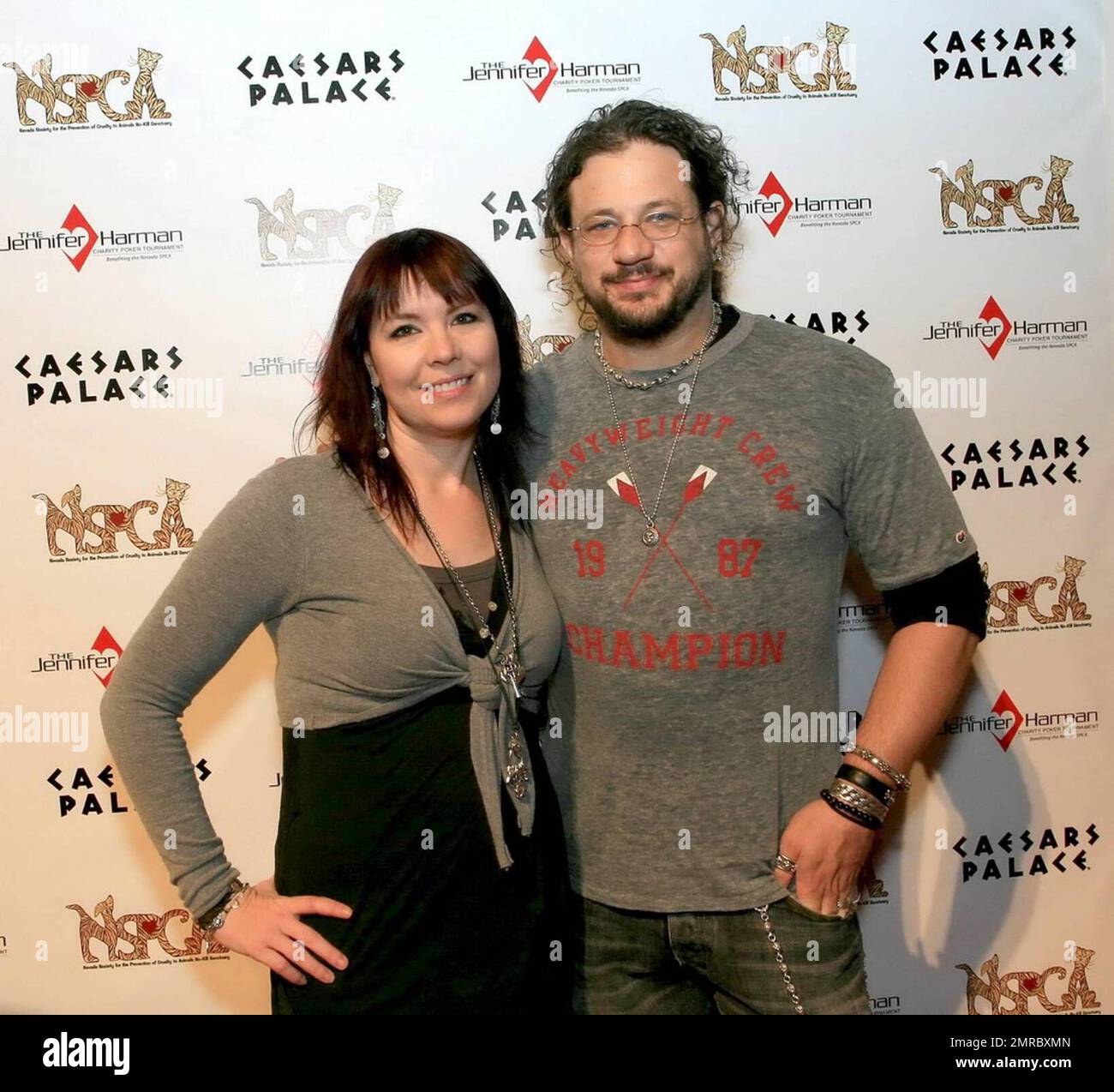 Annie Duke and Joe Reitman participate in the inaugural Jennifer Harmon ...