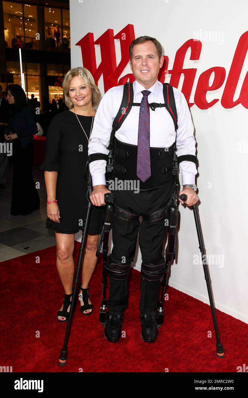 Mari Linfoot, left, and Gary A. Linfoot attend the Grand Opening of ...