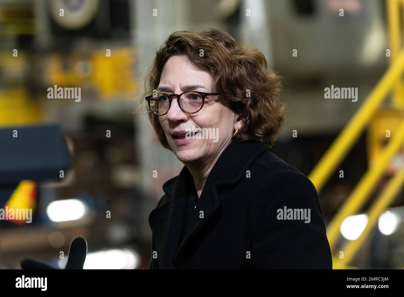 Polly Trottenberg attends President Joe Biden Jr. remarks to highlight ...