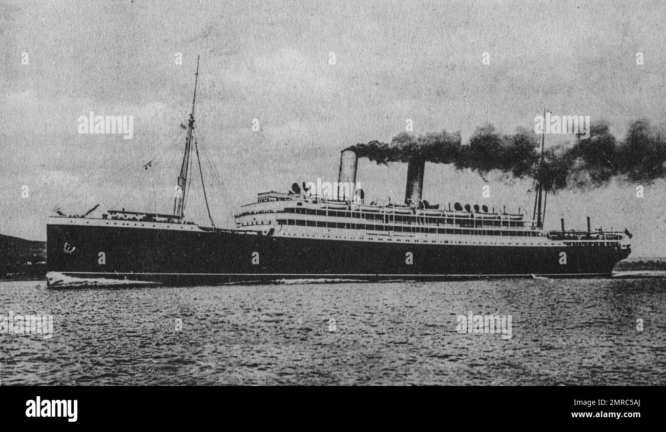 RMS Empress of Britain passenger liner Stock Photo - Alamy