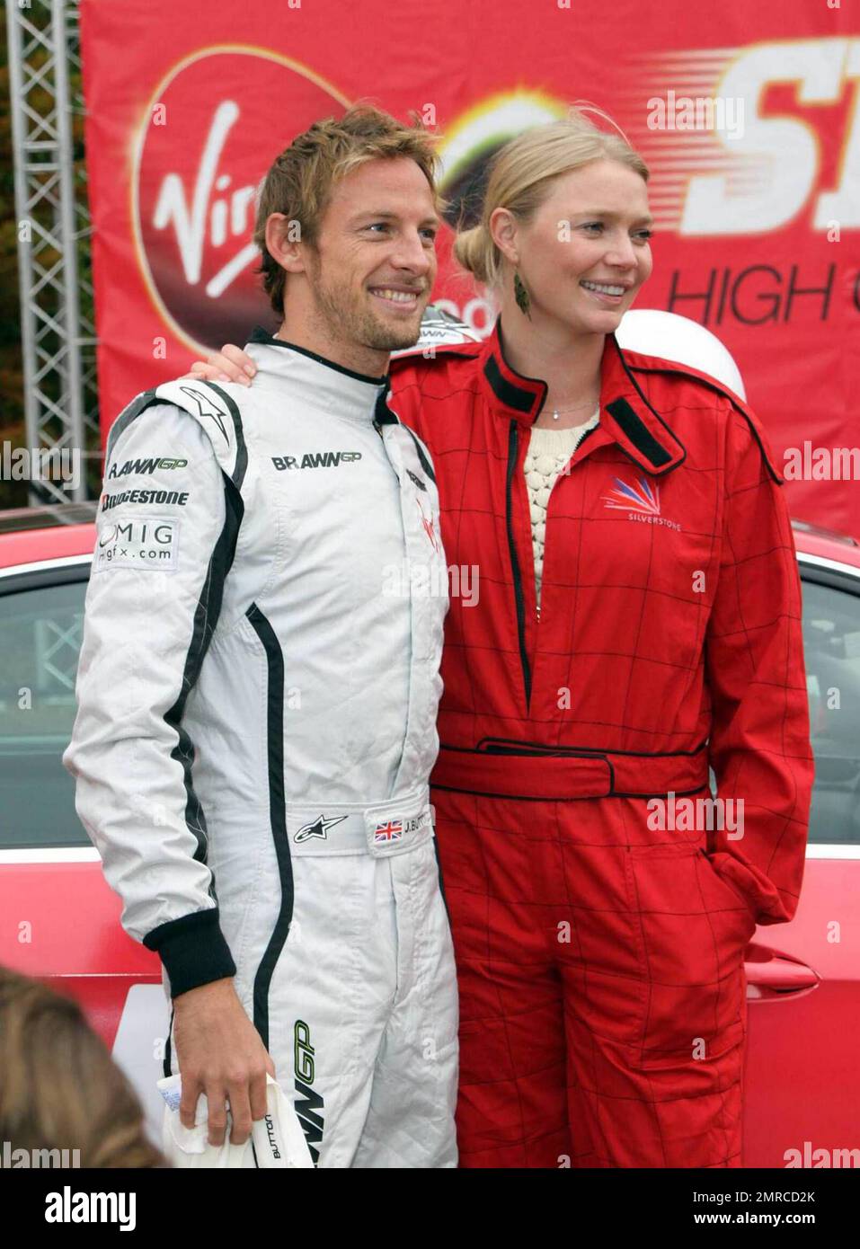 Jodie Kidd joins Jenson Button in an appearance at Bluewater shopping ...
