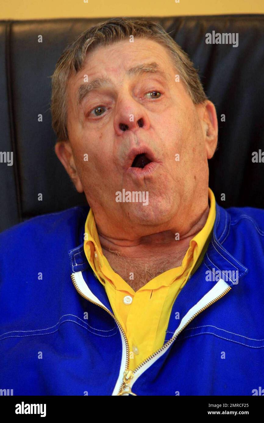 Legendary Actor And Comedian Jerry Lewis Gives A Press Conference After Arriving In France For