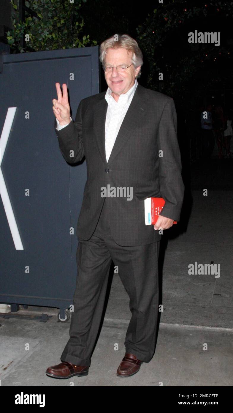 Talk Show legend and host of "America's Got Talent" Jerry Springer ...