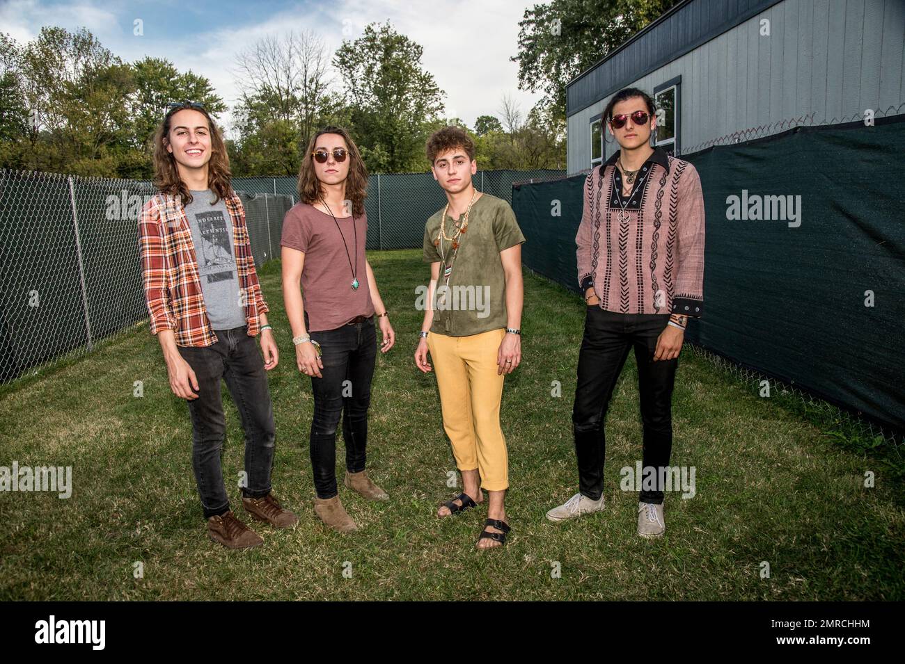 Sam Kiszka, from left, Jake Kiszka, Josh Kiszka and Danny Wagner of ...