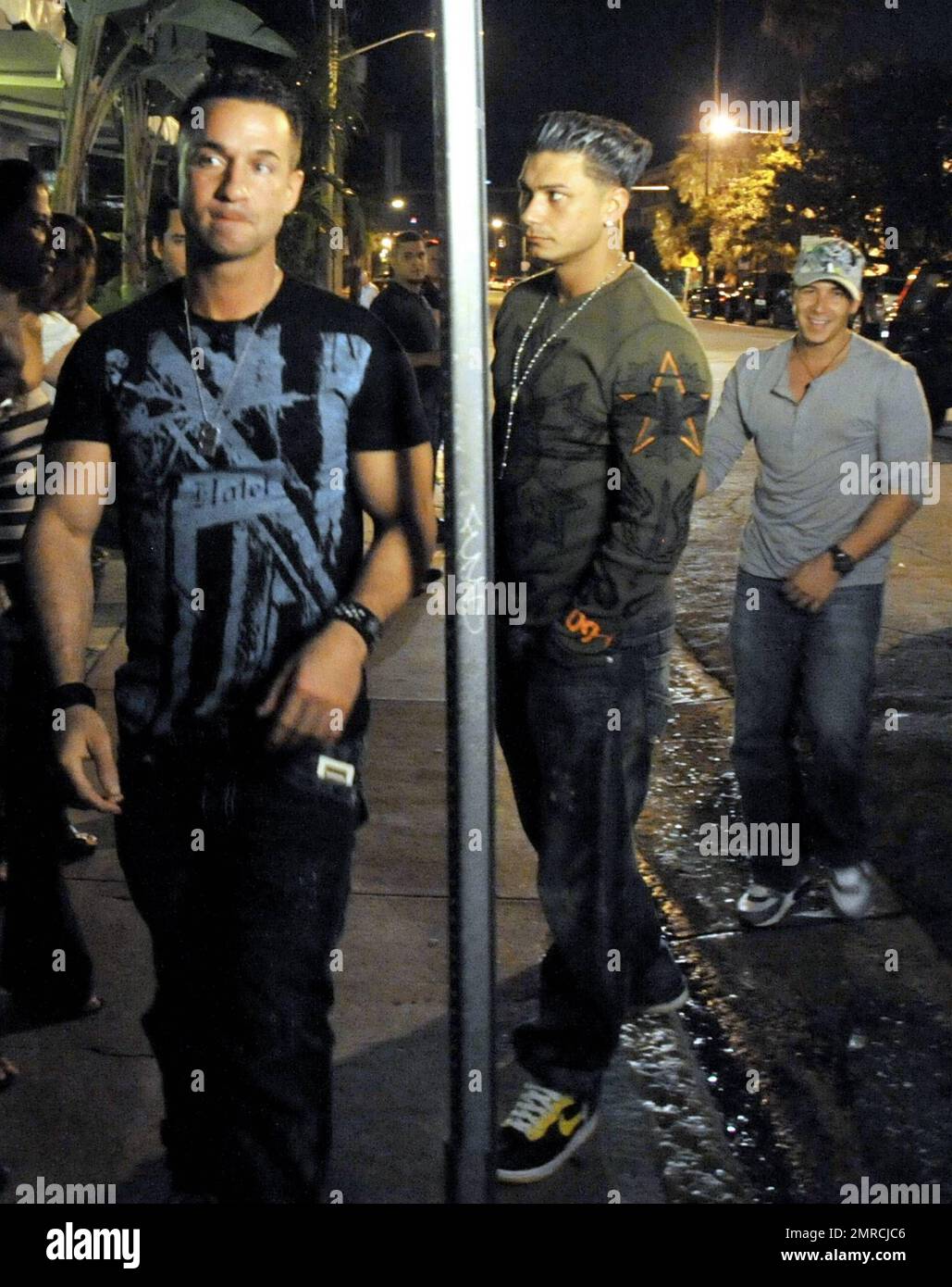 EXCLUSIVE!! The cast of MTV's "Jersey Shore" heads out for a night of ...