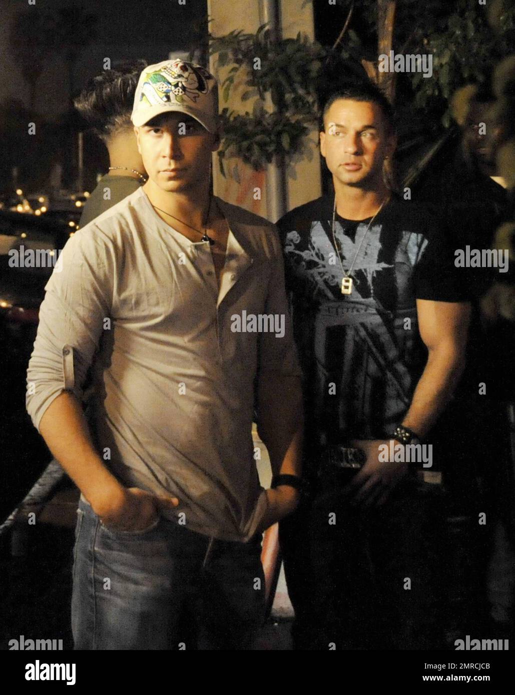 EXCLUSIVE!! The cast of MTV's "Jersey Shore" heads out for a night of ...