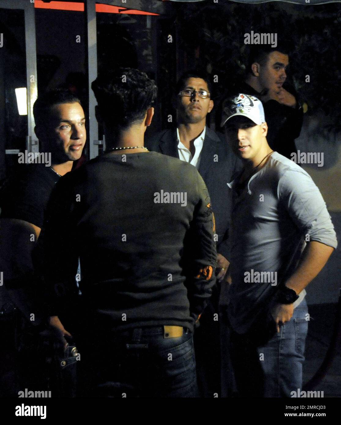 EXCLUSIVE!! The cast of MTV's "Jersey Shore" heads out for a night of ...