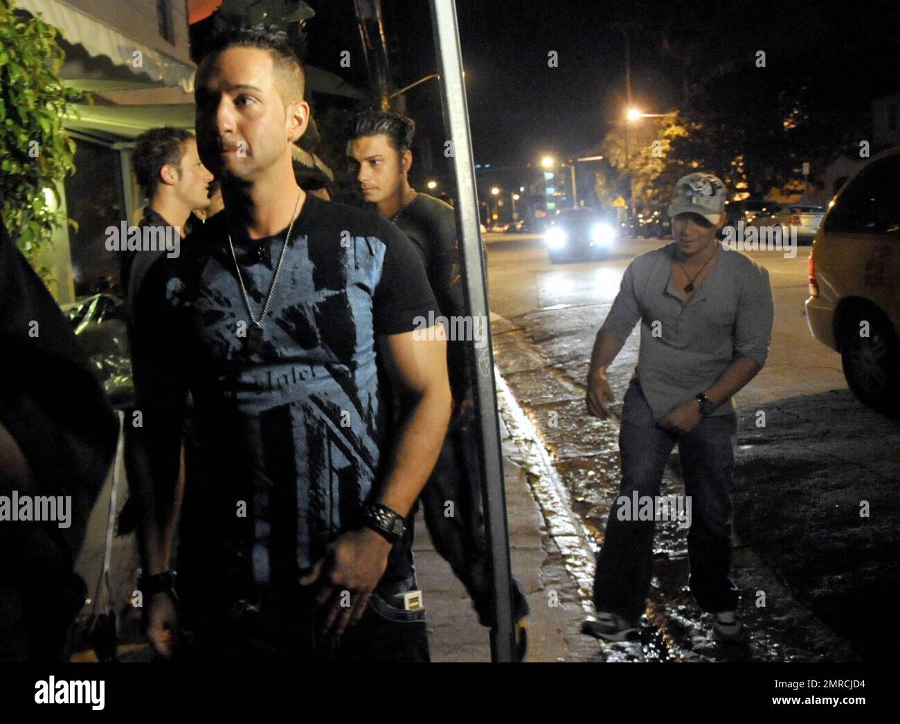 EXCLUSIVE!! The cast of MTV's "Jersey Shore" heads out for a night of ...