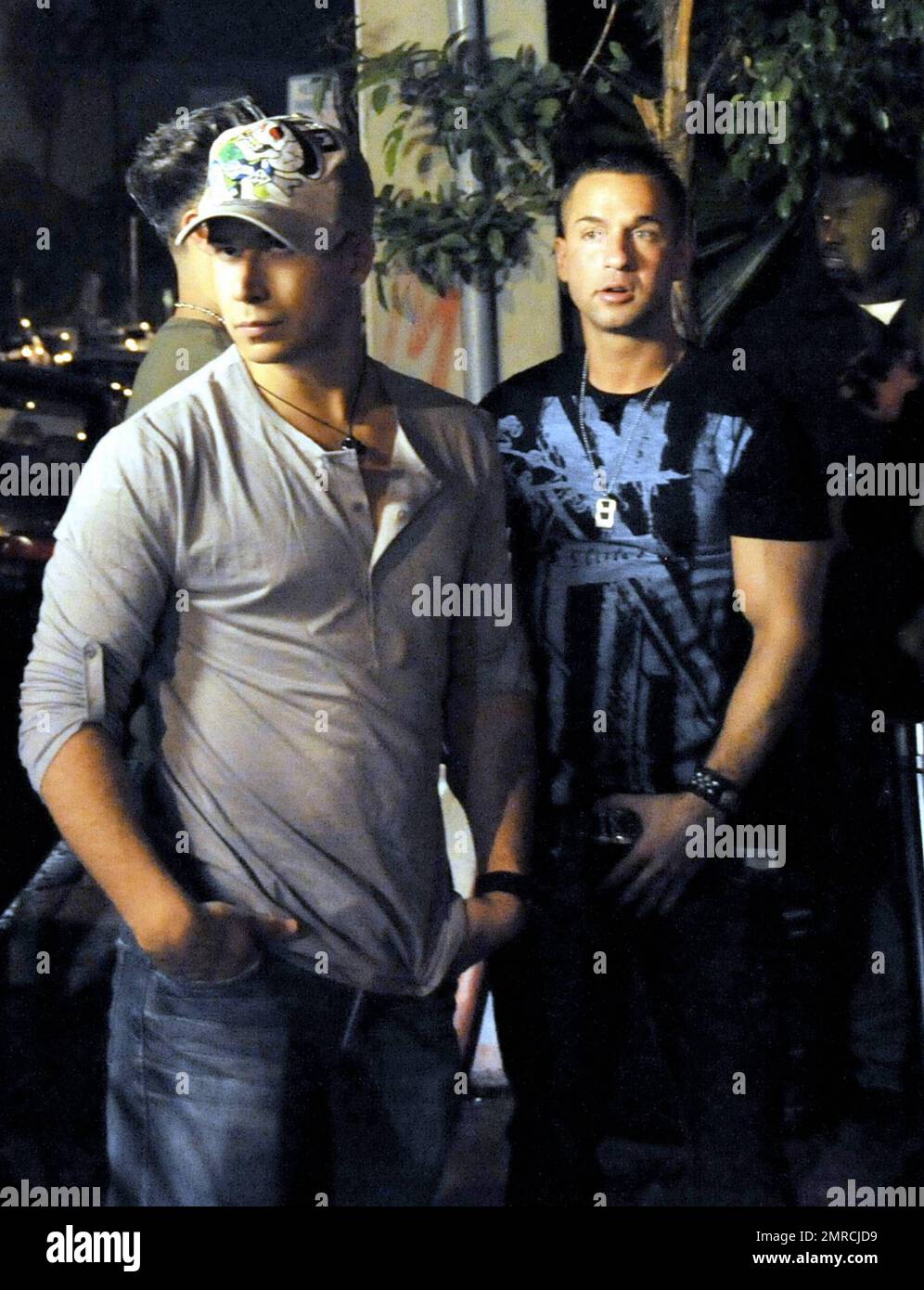 EXCLUSIVE!! The cast of MTV's "Jersey Shore" heads out for a night of ...