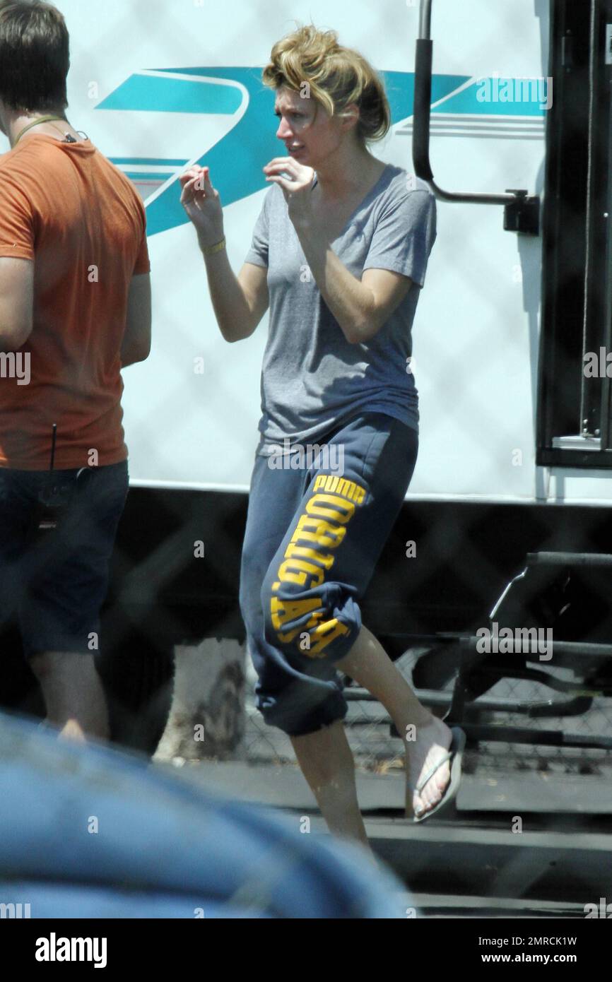 EXCLUSIVE!! Jess Macallan was spotted on the set of ABC's new upcoming ...