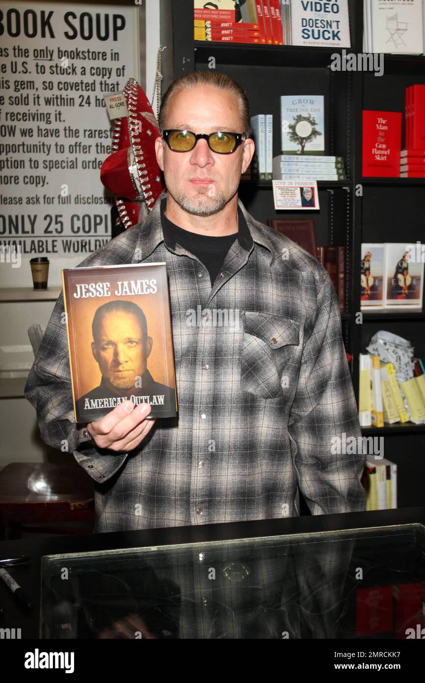 Sandra Bullock's ex-husband Jesse James attends a book signing for his ...