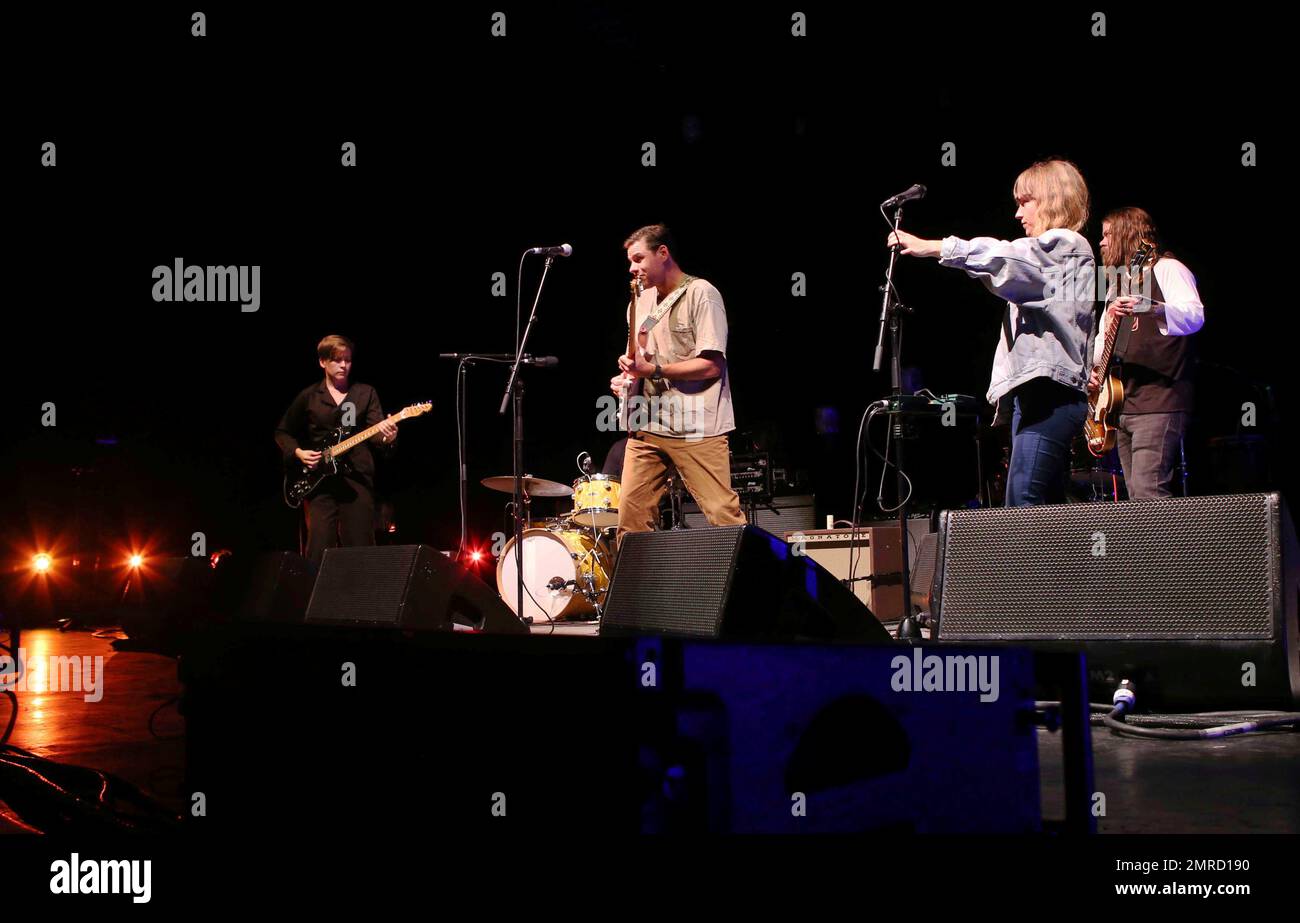 Afie Jurvanen and musicians with Bahamas performs as the opener for ...