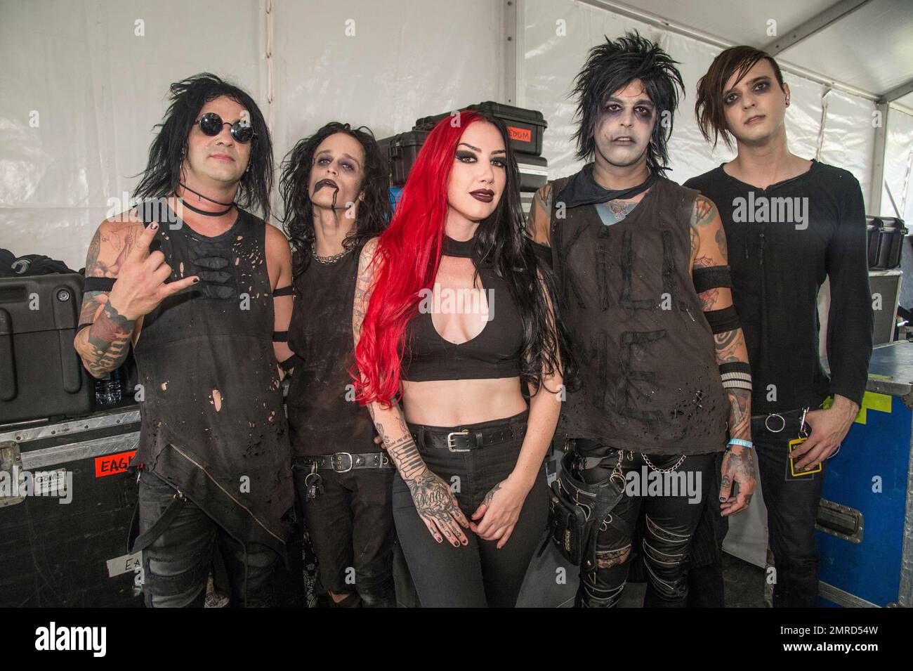 Frankie Sil, from left, Jeremy Valentyne, Ashley Costello, Nikki Misery ...