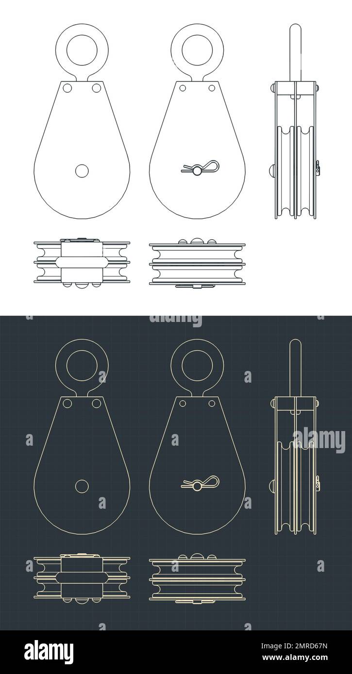 Sheave block Stock Vector Images - Alamy