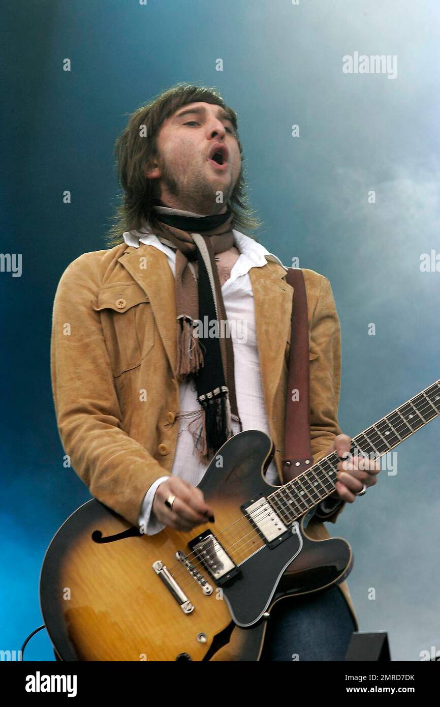 Top Australian band Jet performing at the "Hyde Park Calling" open-air ...