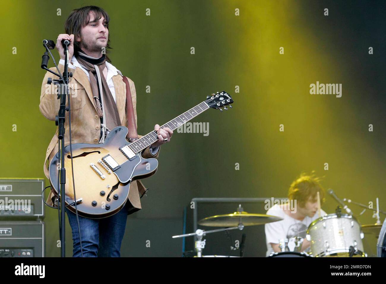 Top Australian band Jet performing at the "Hyde Park Calling" open-air ...