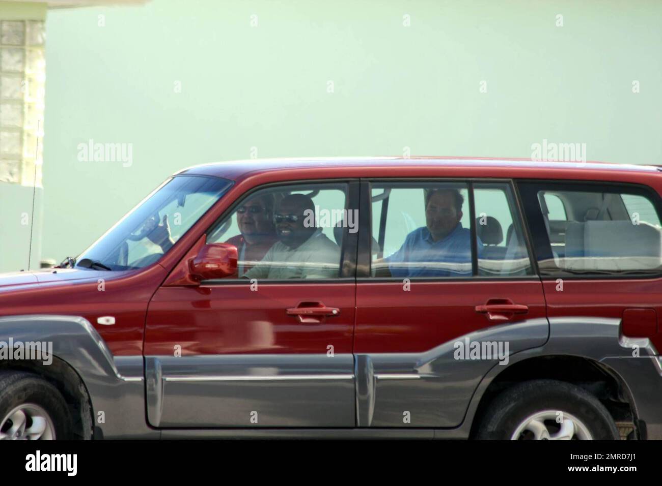 Bahamas health officials and representatives of Ginn Sur Mer, owners of ...