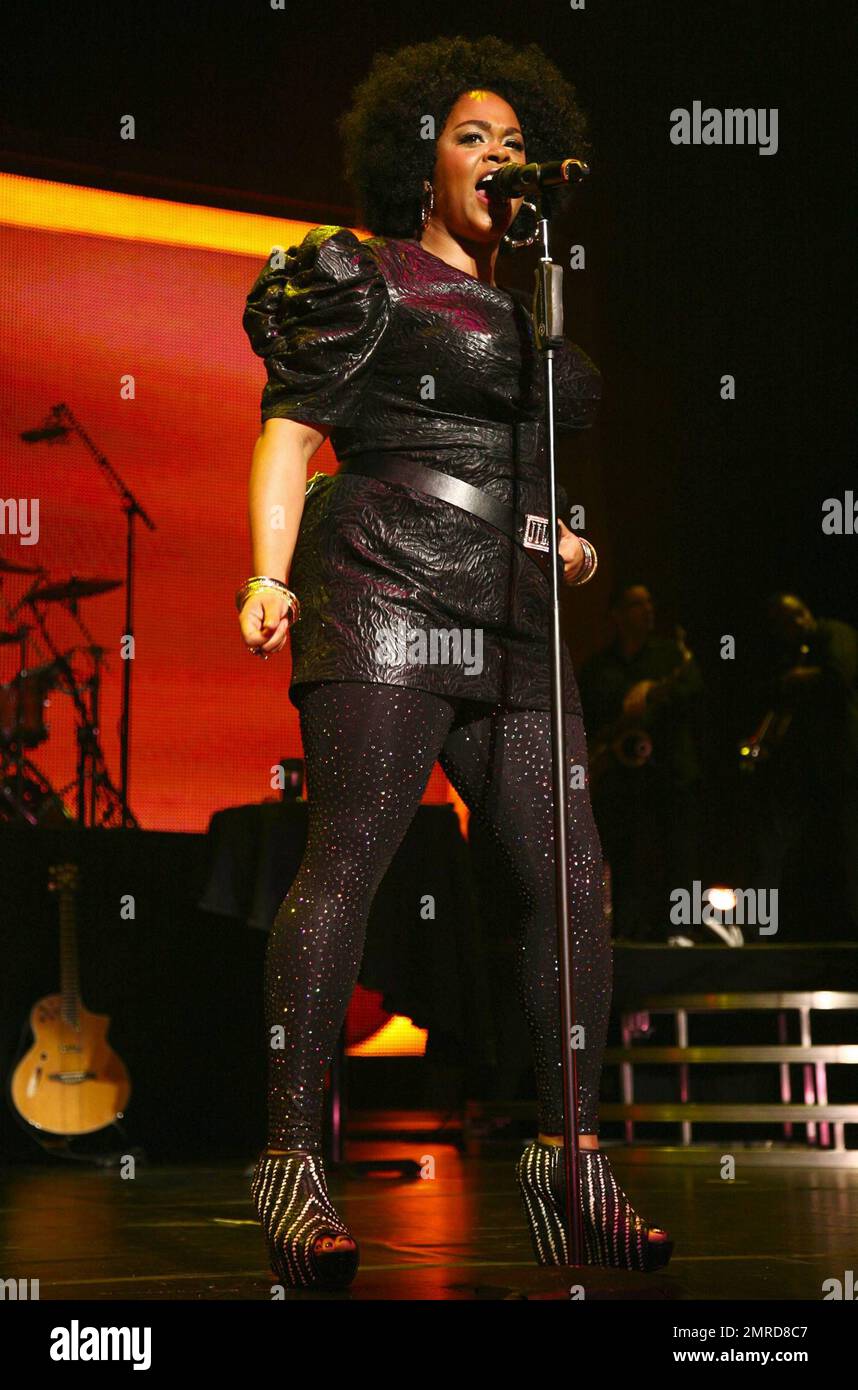 R&B singer and "Why Did I Get Married Too?" actress Jill Scott performs ...