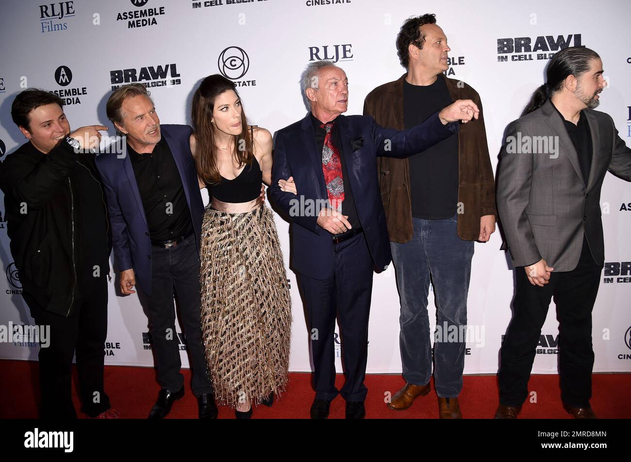 Jack Heller, from left, Don Johnson, Jennifer Carpenter, Udo Kier ...