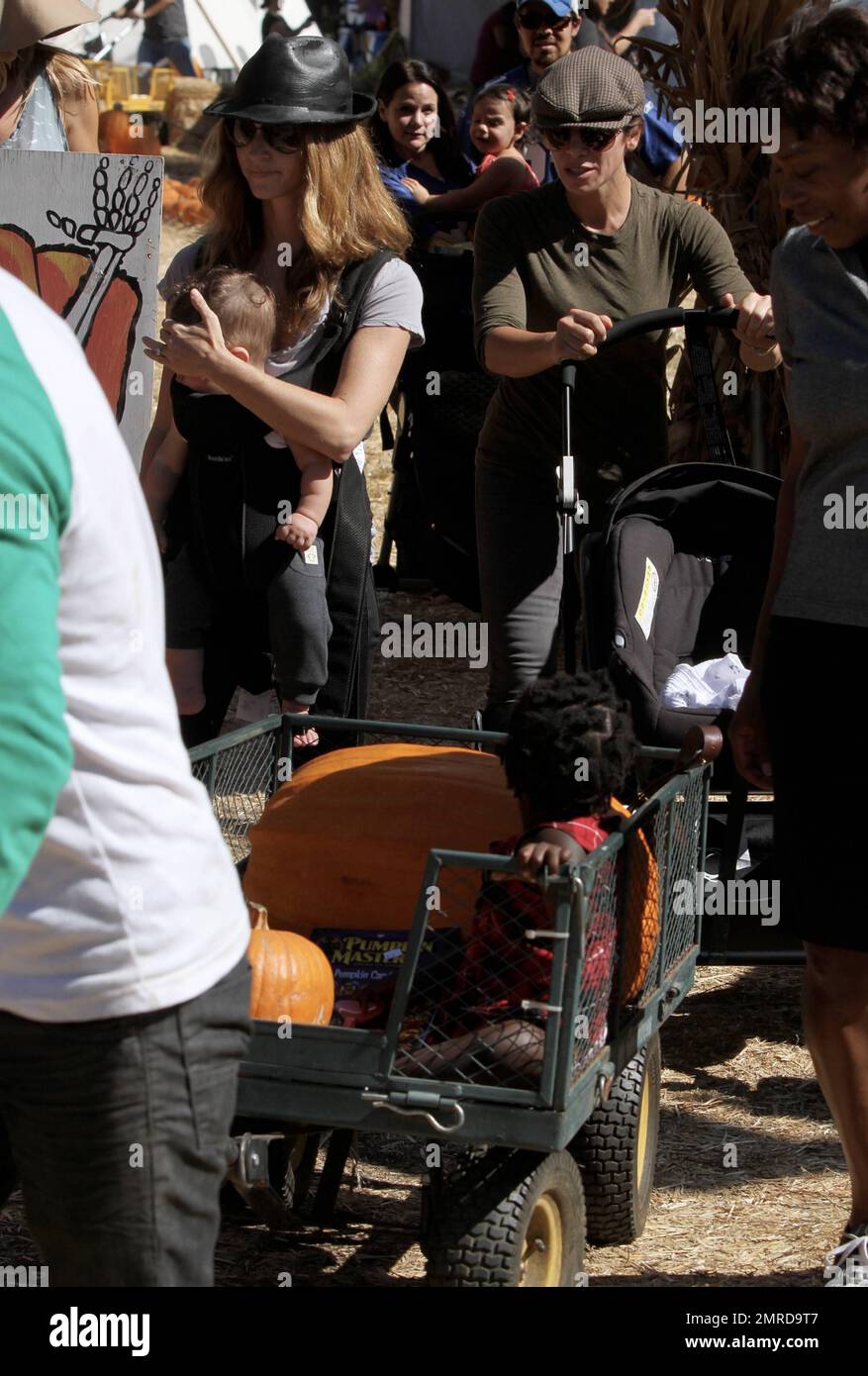 Fitness trainer Jillian Michaels along with her partner Heidi Rhoades ...