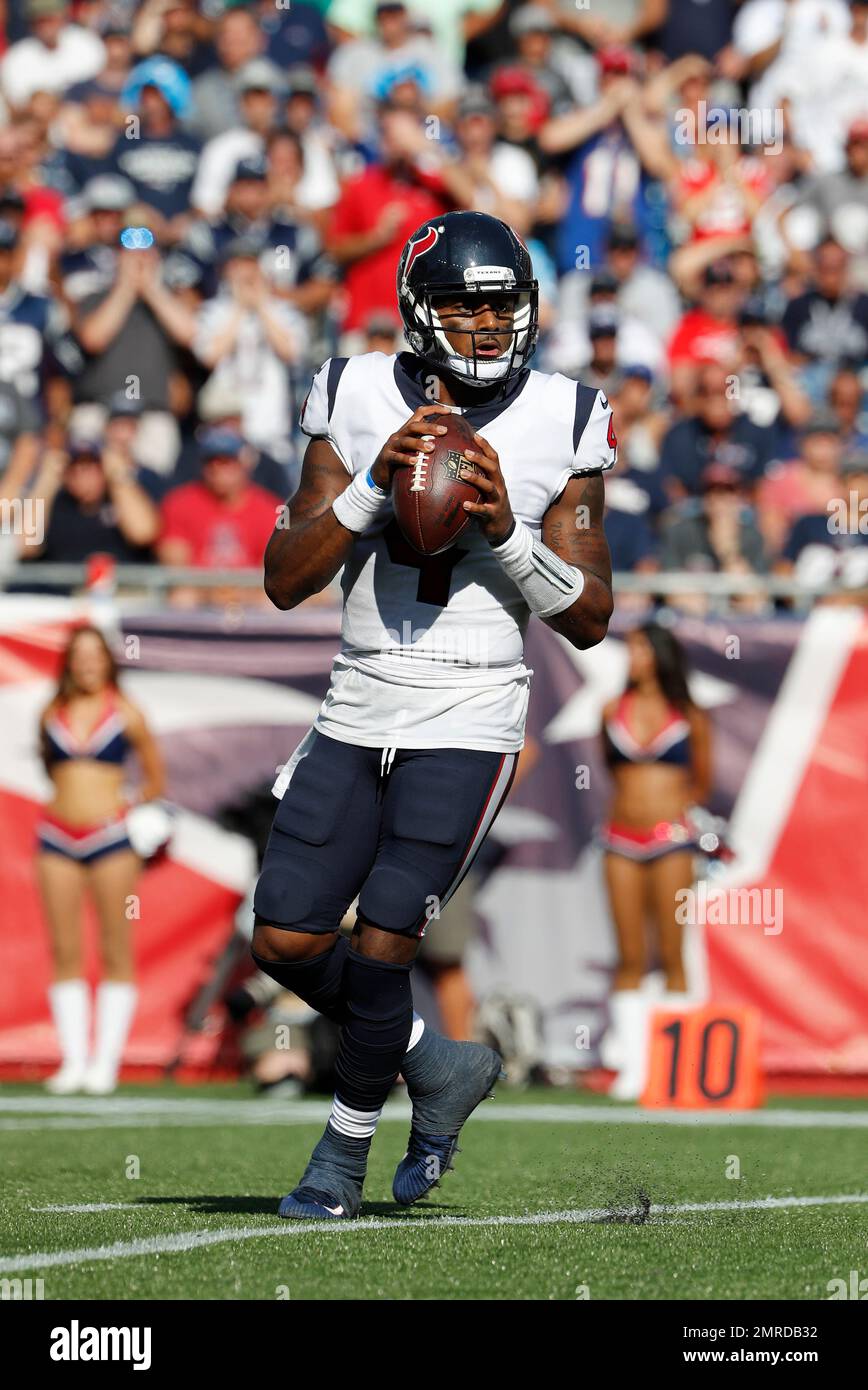 Houston Texans quarterback Deshaun Watson during an NFL football game ...