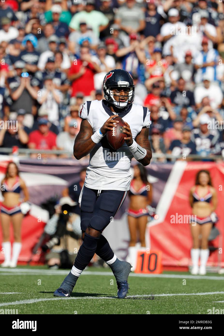 Houston Texans quarterback Deshaun Watson during an NFL football game ...