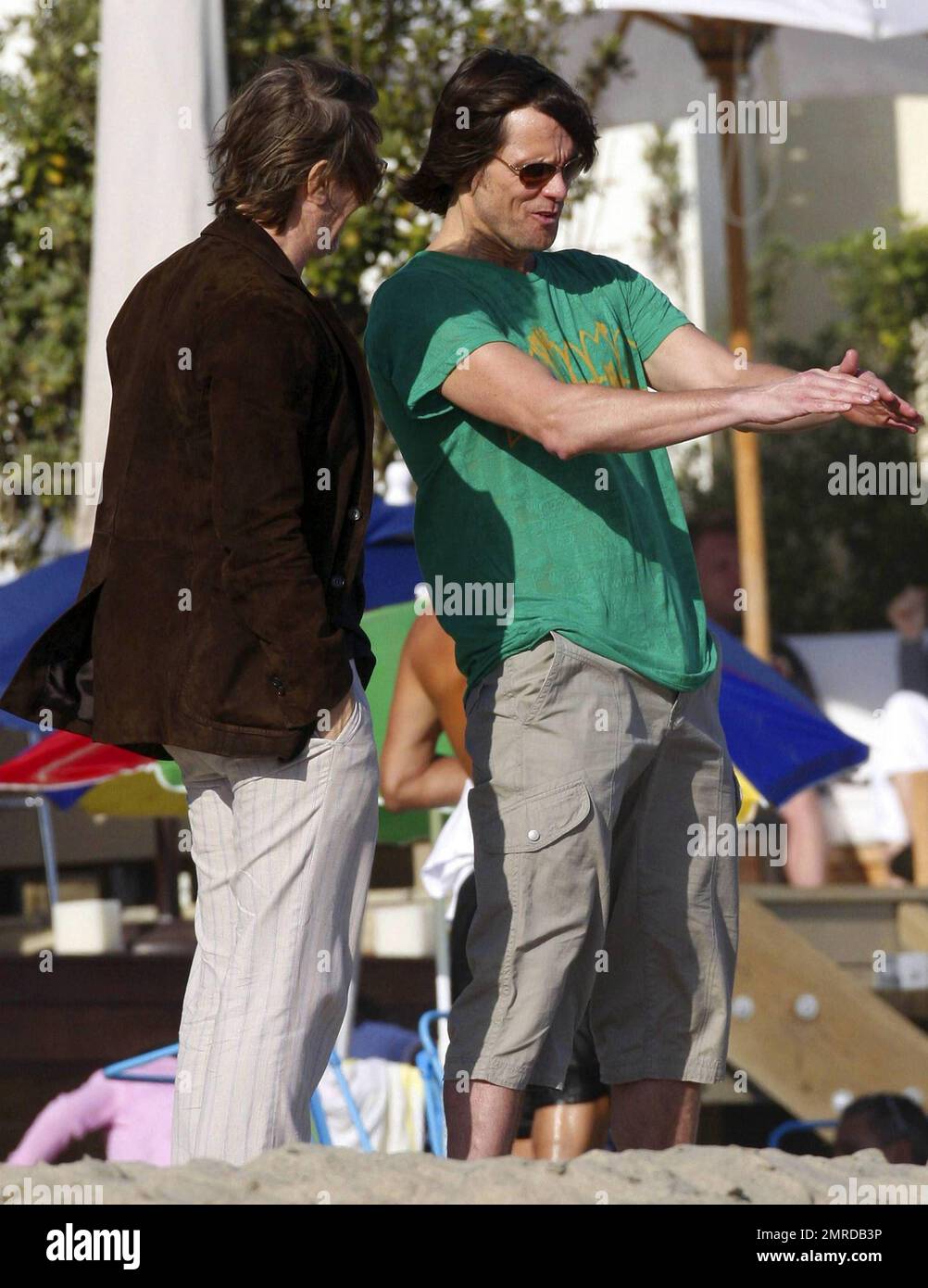 Proud new grandfather Jim Carrey shows off his grandson to friends ...