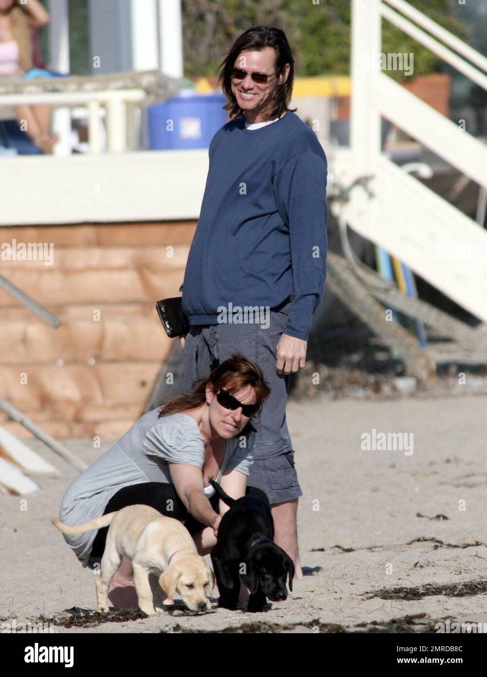 Jim Carrey has his hands full with two new bundles of joy. His puppies ...