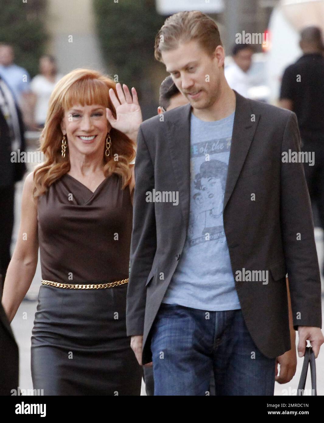 Kathy Griffin and boyfriend Randy Bick leave the "Jimmy Kimmel Live ...