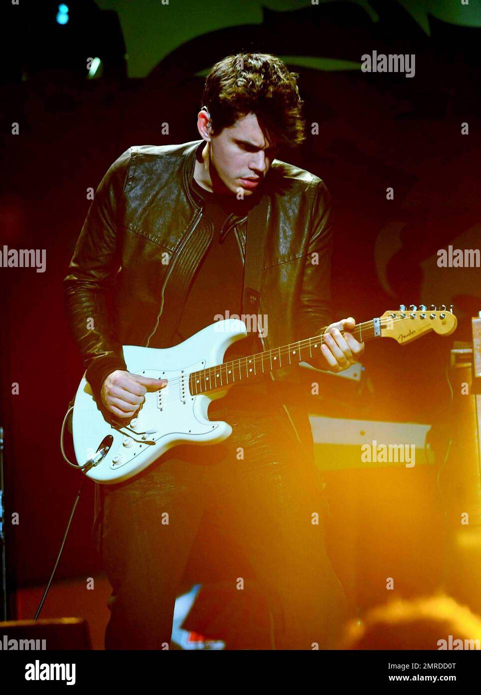Singer John Mayer performs on stage at the Z100 Jingle Ball in New York ...