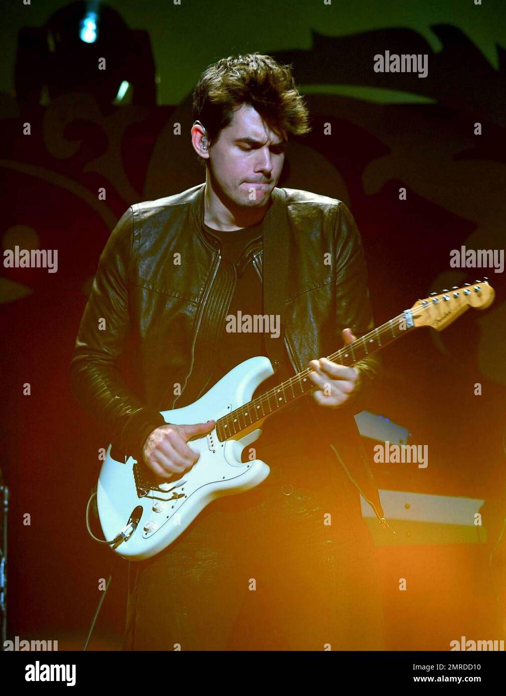 Singer John Mayer performs on stage at the Z100 Jingle Ball in New York ...