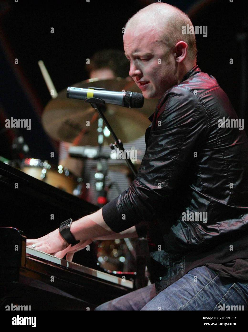 Isaac Slade, lead singer and pianist of alternative rock and piano rock ...