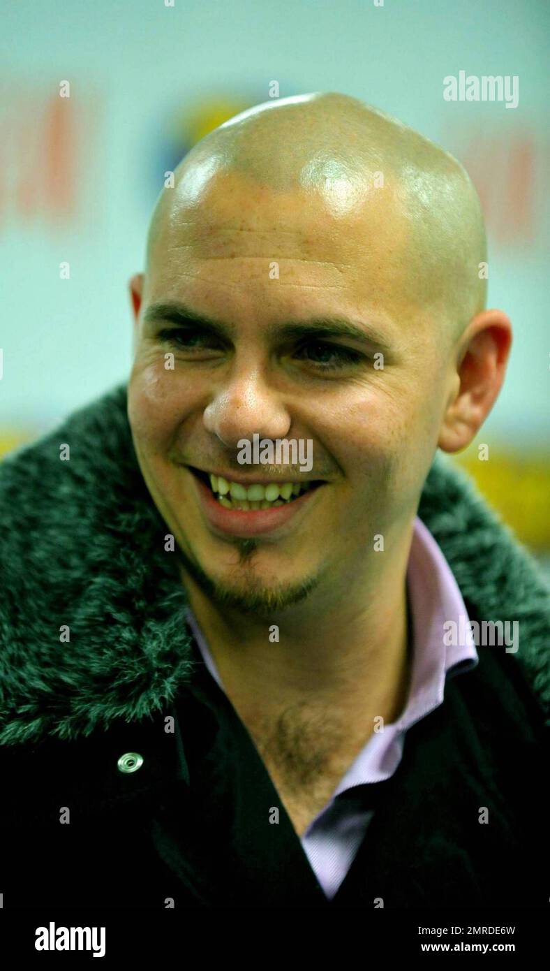 Singer Pitbull at the Z100 Jingle Ball in New York City, NY. 12/11/2009 ...