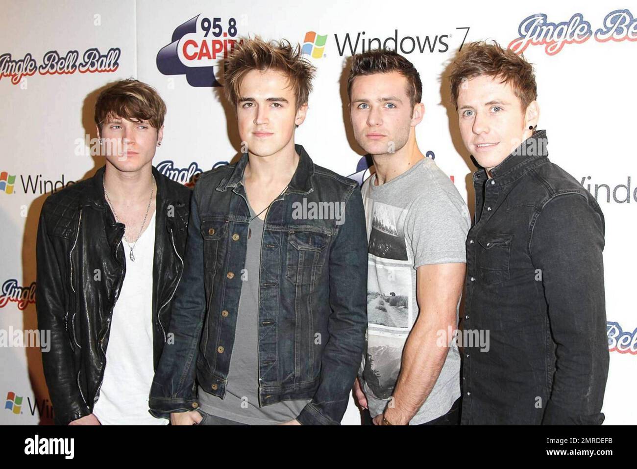 McFly band members Dougie Poynter, Tom Fletcher, Harry Judd and Danny ...