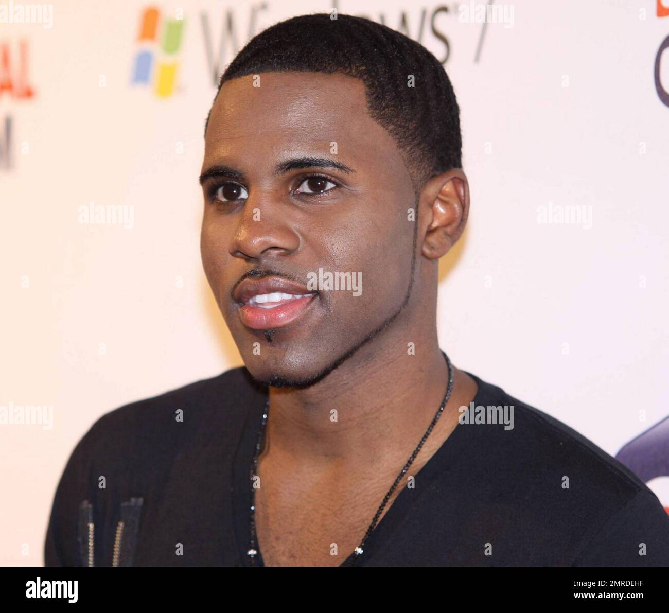 Singer Jason Derulo poses on the red carpet during the Capital FM ...